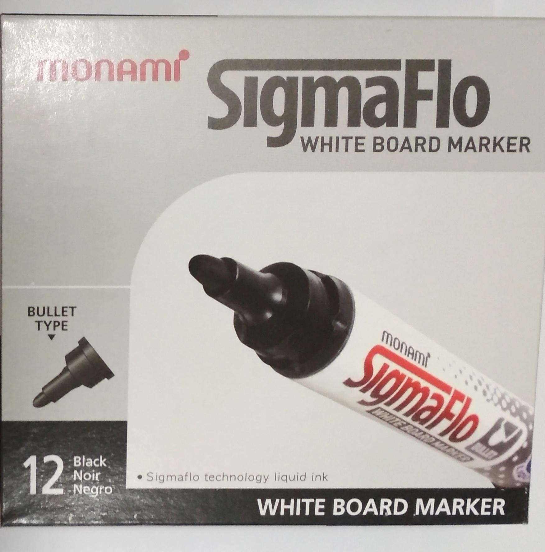 Sigmaflo White Board Marker -12 pcs | Daraz.com.bd