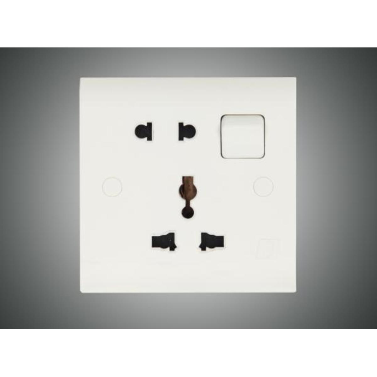 Energypac Elegant Series 13A 5 Pin Multi Function Combination Socket ...