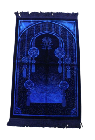 Safa Teks Turkey Prayer Mat Mihrab Jaynamaz-জায়নামাজ -Blue Color-Any ...