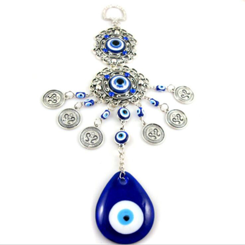 Wind Chimes Turkey Evil Eye Pendants Home Wall Hanging Decorations ...
