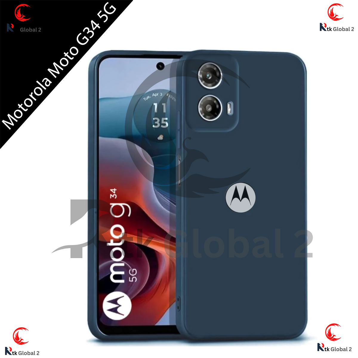 Silicone case For Motorola Moto G34 5G / Case Soft Silicone Liquid Lens ...