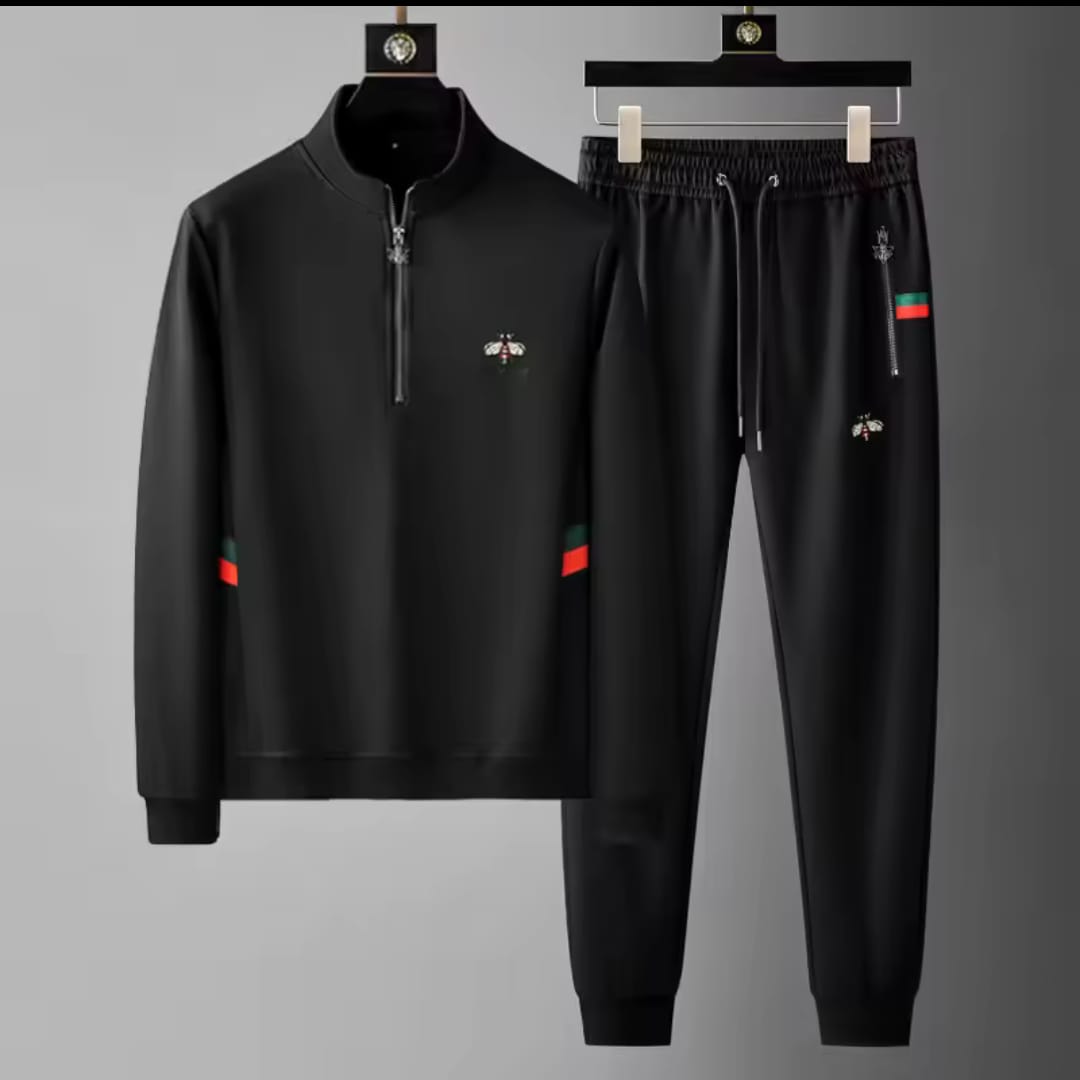 Winter Fashion Full Sleeve T‑Shirt & Full Trouser Combo Set for Men