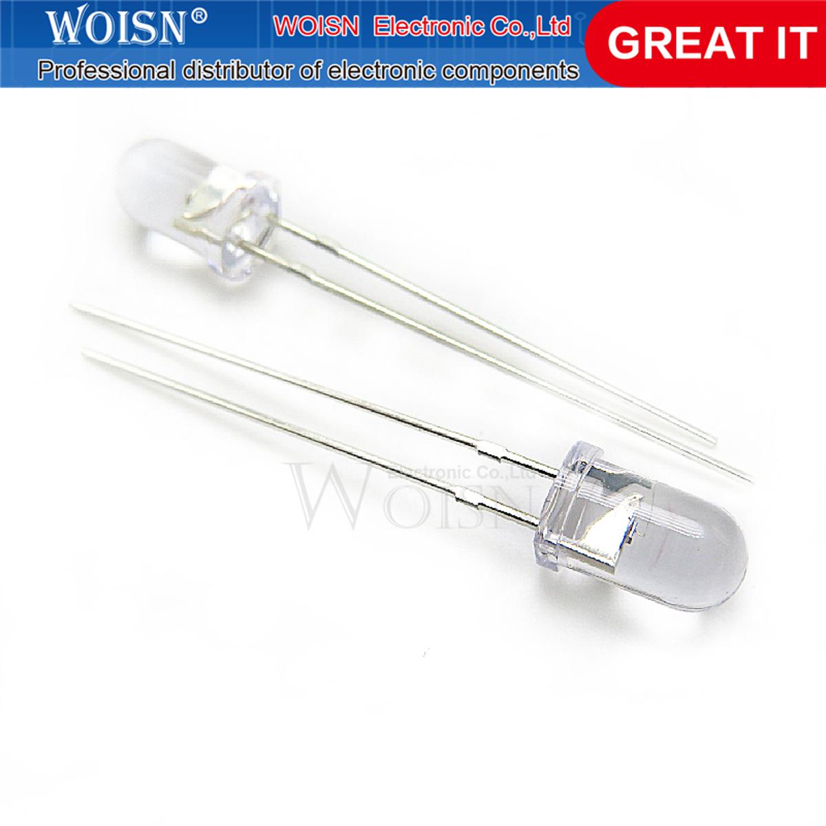5pcs PT334-6C photodiode 5mm phototransistor infrared receiver tube ...