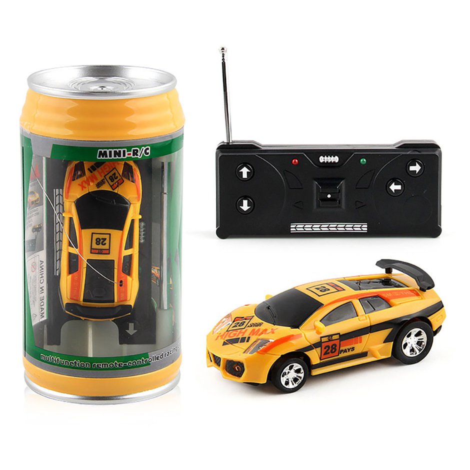 【3C VictoryEagle】Coke Can Mini Radio Remote Micro Racing Car s Toy(RED ...