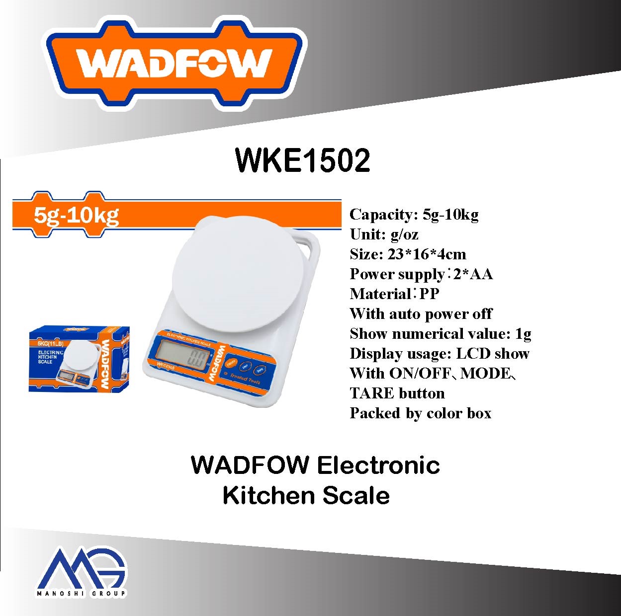 WADFOW Electronic Kitchen Scale | Daraz.com.bd