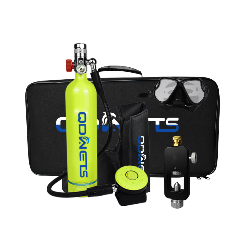 Mini Scuba Tank DouSeiAi & 4500 PSI Pump - 0.53Qt Portable Oxygen Tank ...