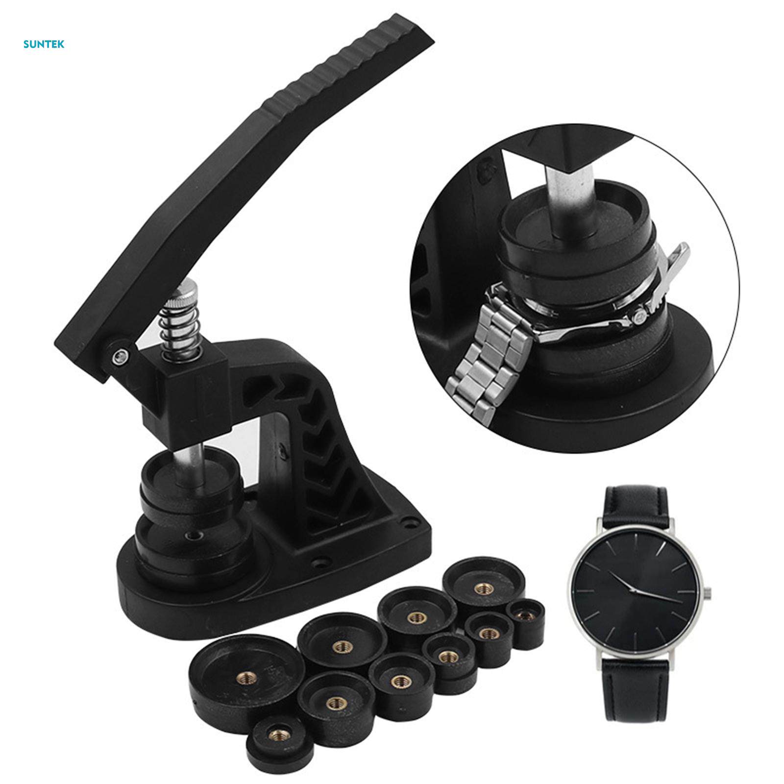 Watch Press Set, Professional Watch Case Closer with 12 Dies, Watch ...