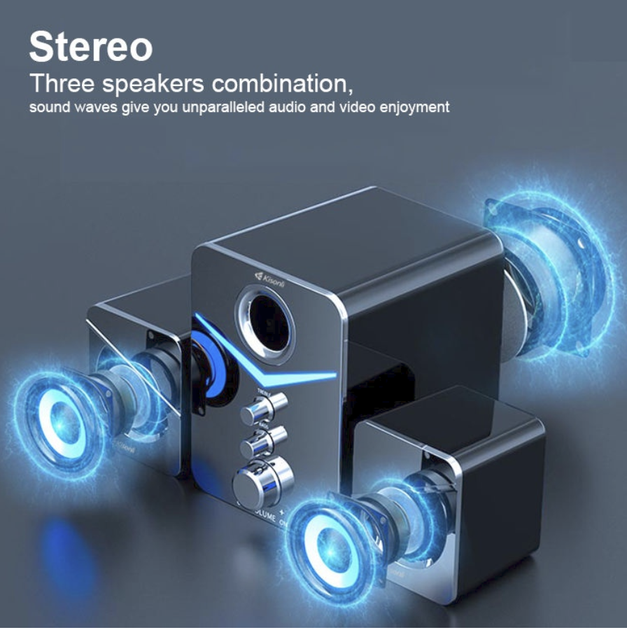KISONLI U3100 Surround Bass Mini Speaker Stereo Multimedia Computer ...