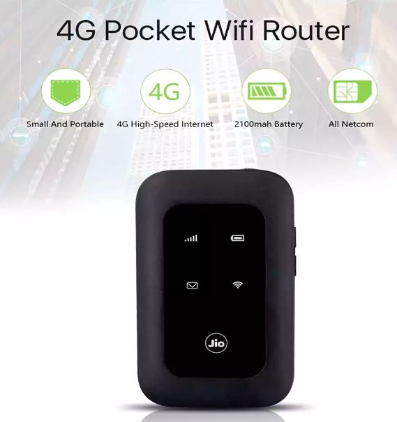 JIO 4G Wifi Airport pocket Router with Battery | Daraz.com.bd