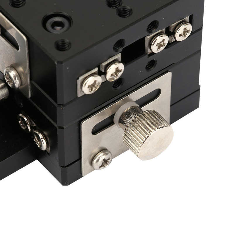 Cross Roller Guide Trim Platform 40 * 40mm Sem Manual Slide Table for ...