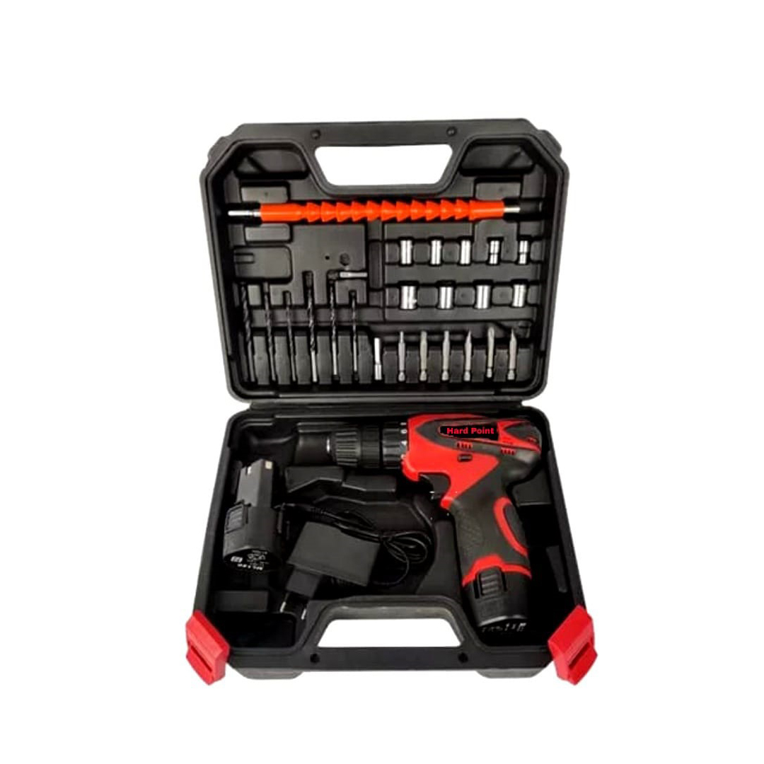 Cordless Drill Machine Red Color(Hard Point) - drill machine | Daraz.com.bd