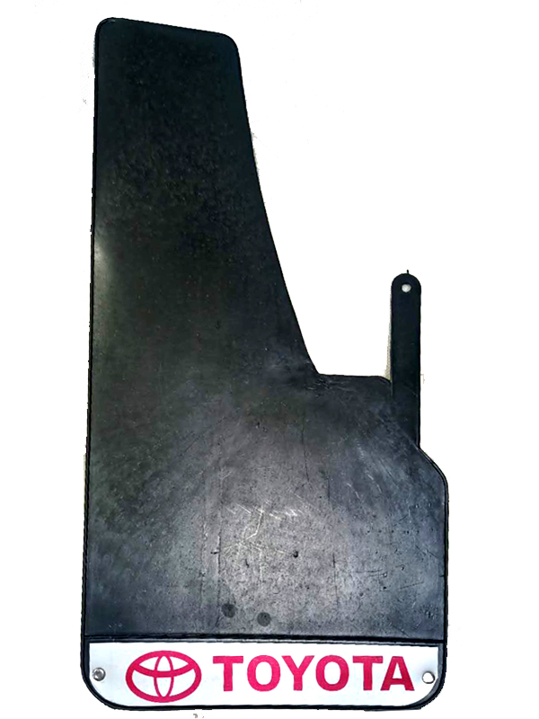 TOYOTA MUD FLAPS CAR WHEEL MAT PVC Mud guard Cover - Black | Daraz.com.bd