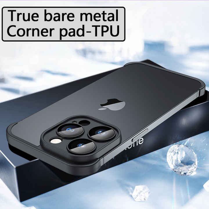 Pix Apple iPhone Bumper Case with Lens Protector Glass Soft Silicone ...