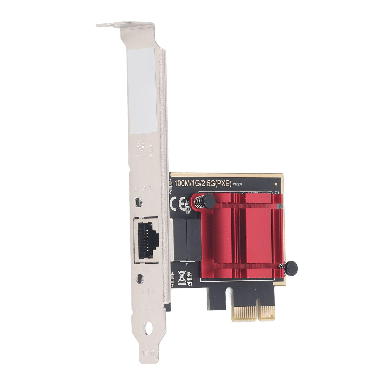 2.5G PCIe Network Adapter Professional PCI Express Gigabit Ethernet Card Aluminium Alloy for ...