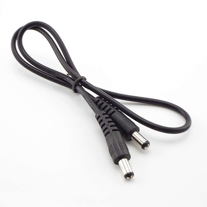 12V 3A DC Male to Male Power Supply Diy Cord Cable 5.5*2.1mm Male CCTV ...