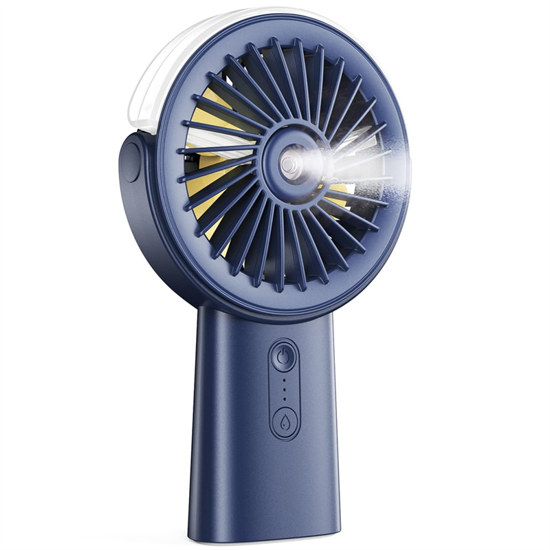 Misting Fan 4000MAh Hand Mist Fan 90°Adjustable Small Mister Fan Fit ...