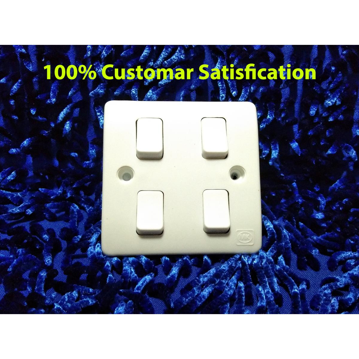 MK Electric Switch 4 Gang Switch 1 Way Switch | Daraz.com.bd