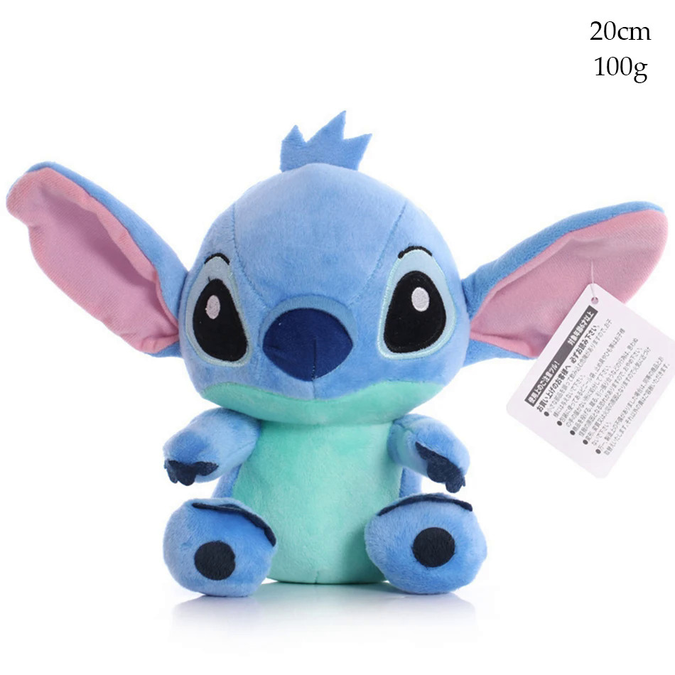 【selevn roind】Disney Cartoon Blue Pink Stitch Plush Dolls Anime Toys ...