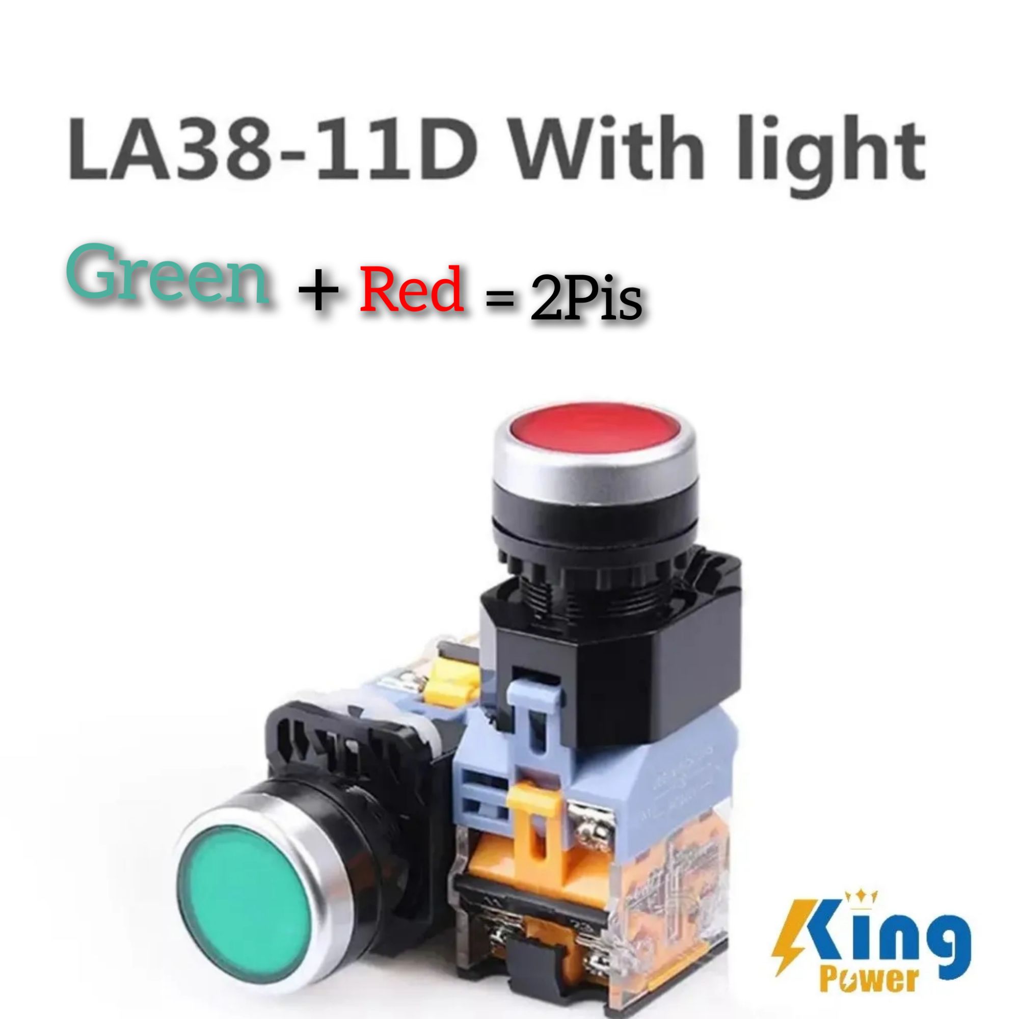 LA38-11D Automatic Push button Momentary Self-Reset ON OFF Push Button ...