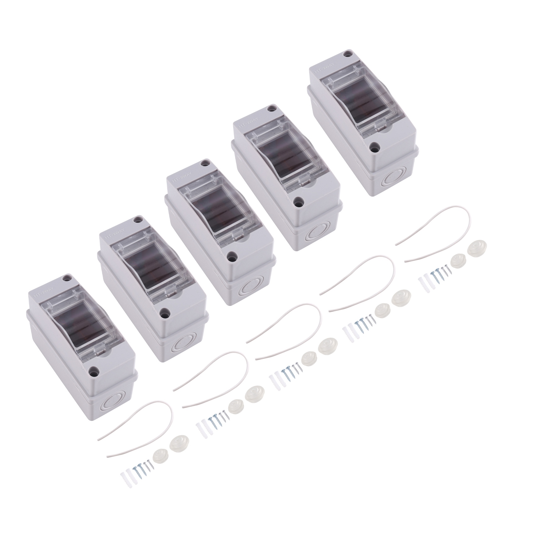 5PCS HT Series Outdoor Waterproof Electrical Distribution Box IP65 ...