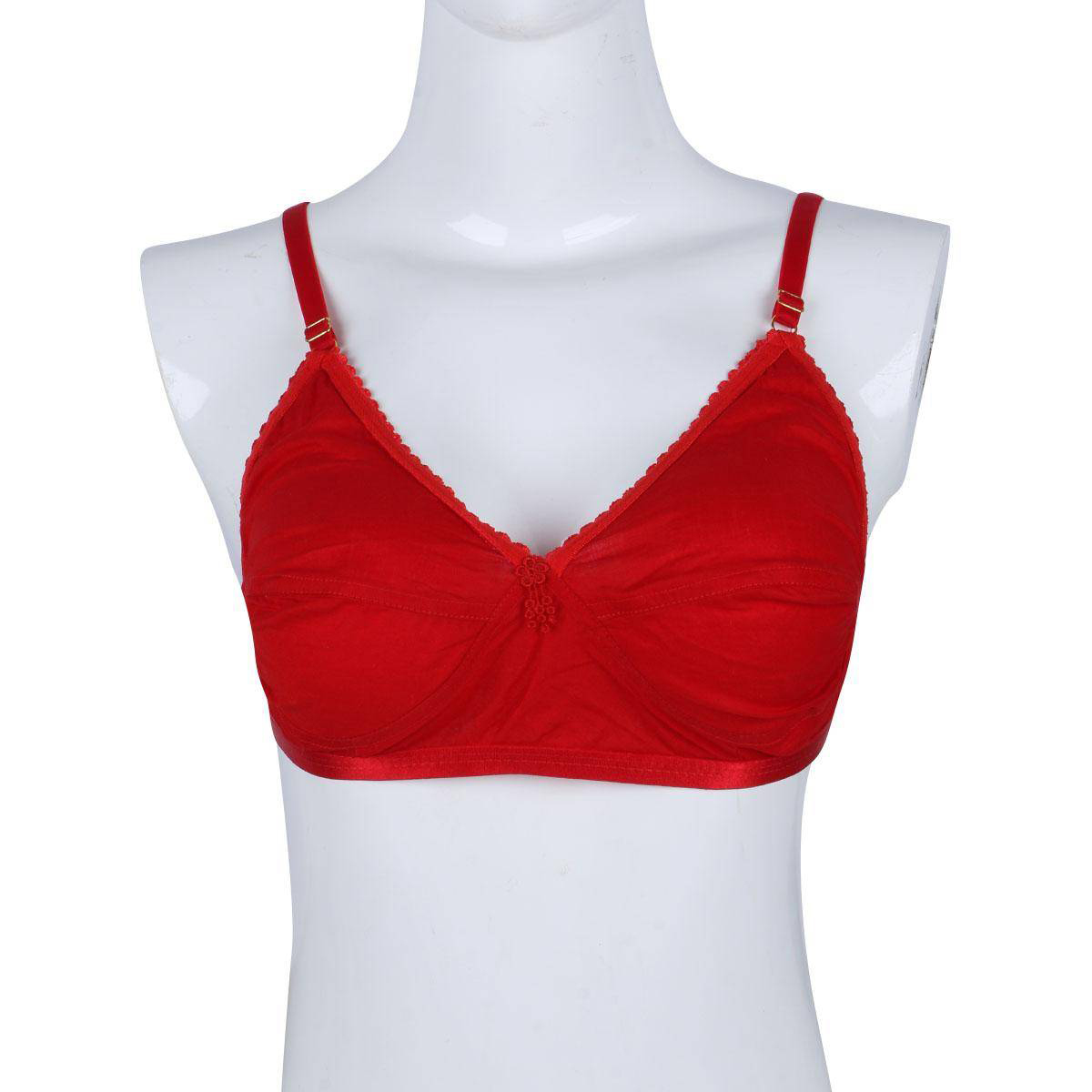 Indian Guddi Big Belt Bra For Women – Full Coverage, Soft Cotton (Cream)