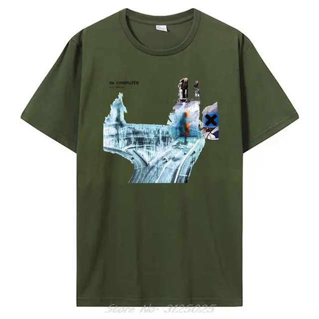 Radiohead Ok Computer T Shirt Cd Lp Vinyl Poster In Rainbows Thom Yorke ...