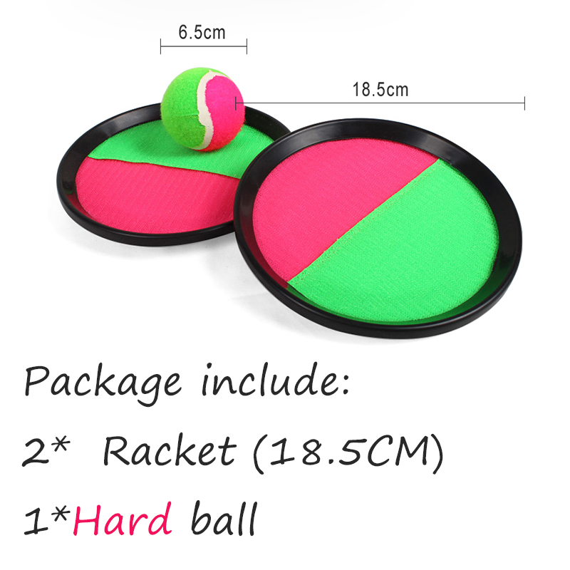 Set Kids Sucker Sticky Ball Toy Outdoor Sports Catch Ball Game Set ...