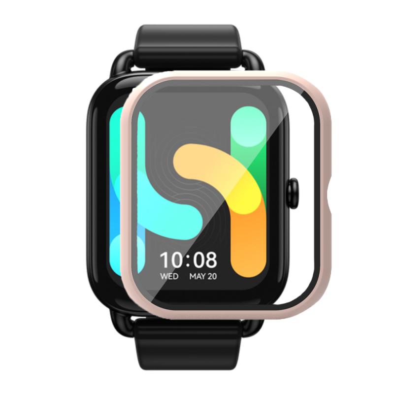 HXSJ New Protector For Haylou RS4/RS4 Plus Smart Watch Case PC+Tempered ...