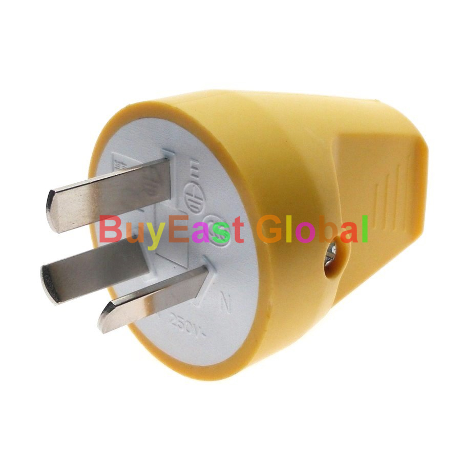 n, , New Zealand (type I) 3 Pin Male Rewireable Plug AC100~250V 10A ...