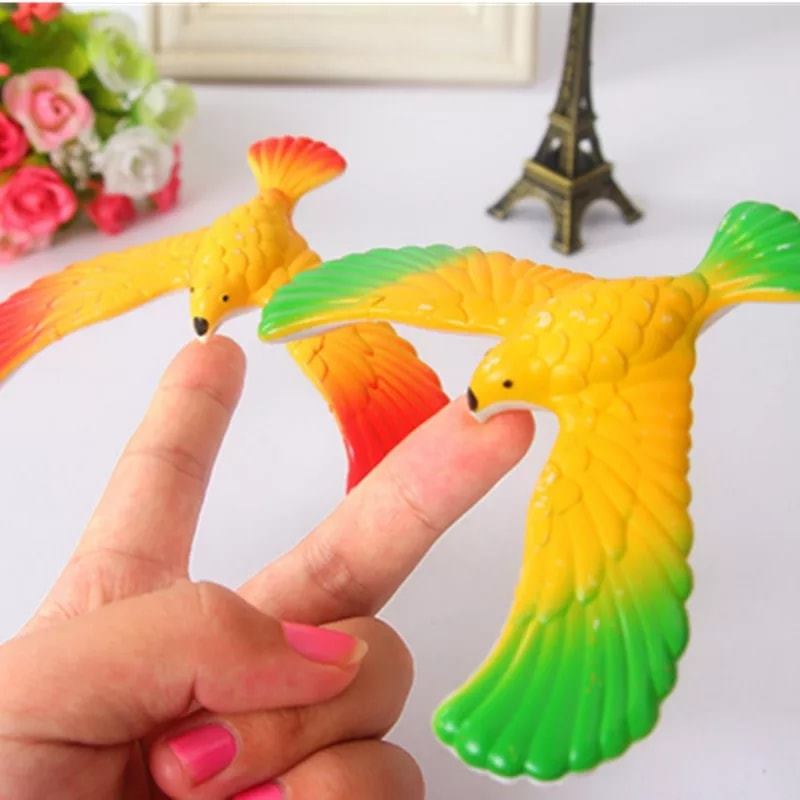 Balancing Bird Finger Toy With Pyramid Base Children Physical Science ...