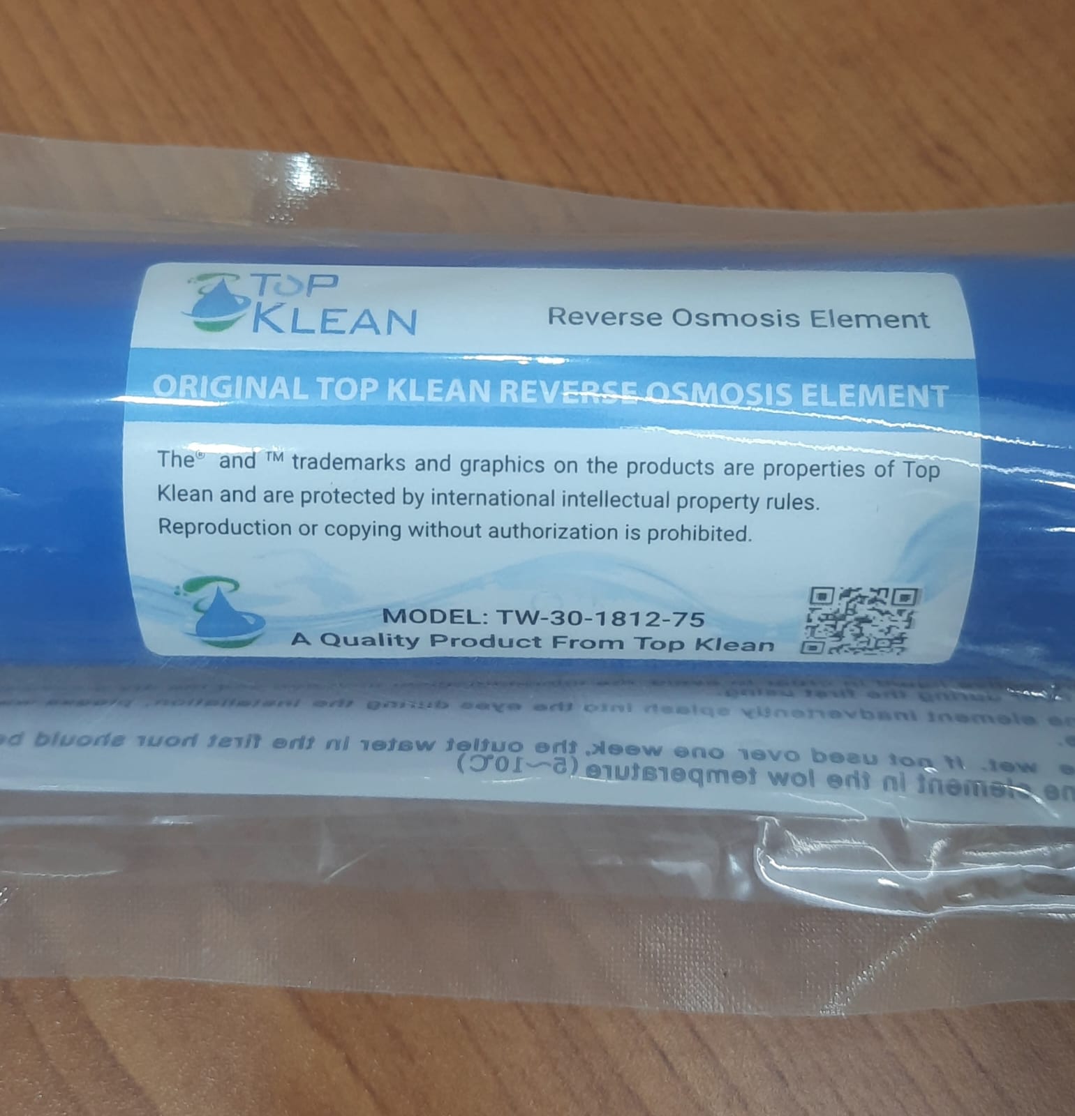 Ro water Membrane filter kit ( 75 gpd) TOP KLEAN BRAND PREMIUM QUALITY ...