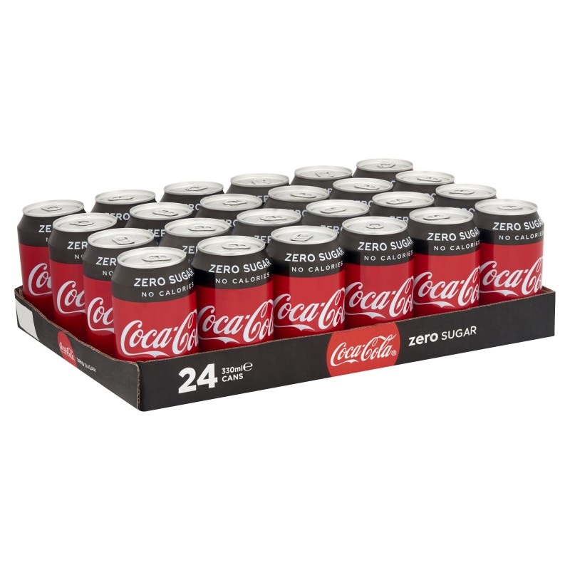 Cocacola Coke Zero Soft Drinks 24 Pieces - Full Case 330Ml | Daraz.com.bd