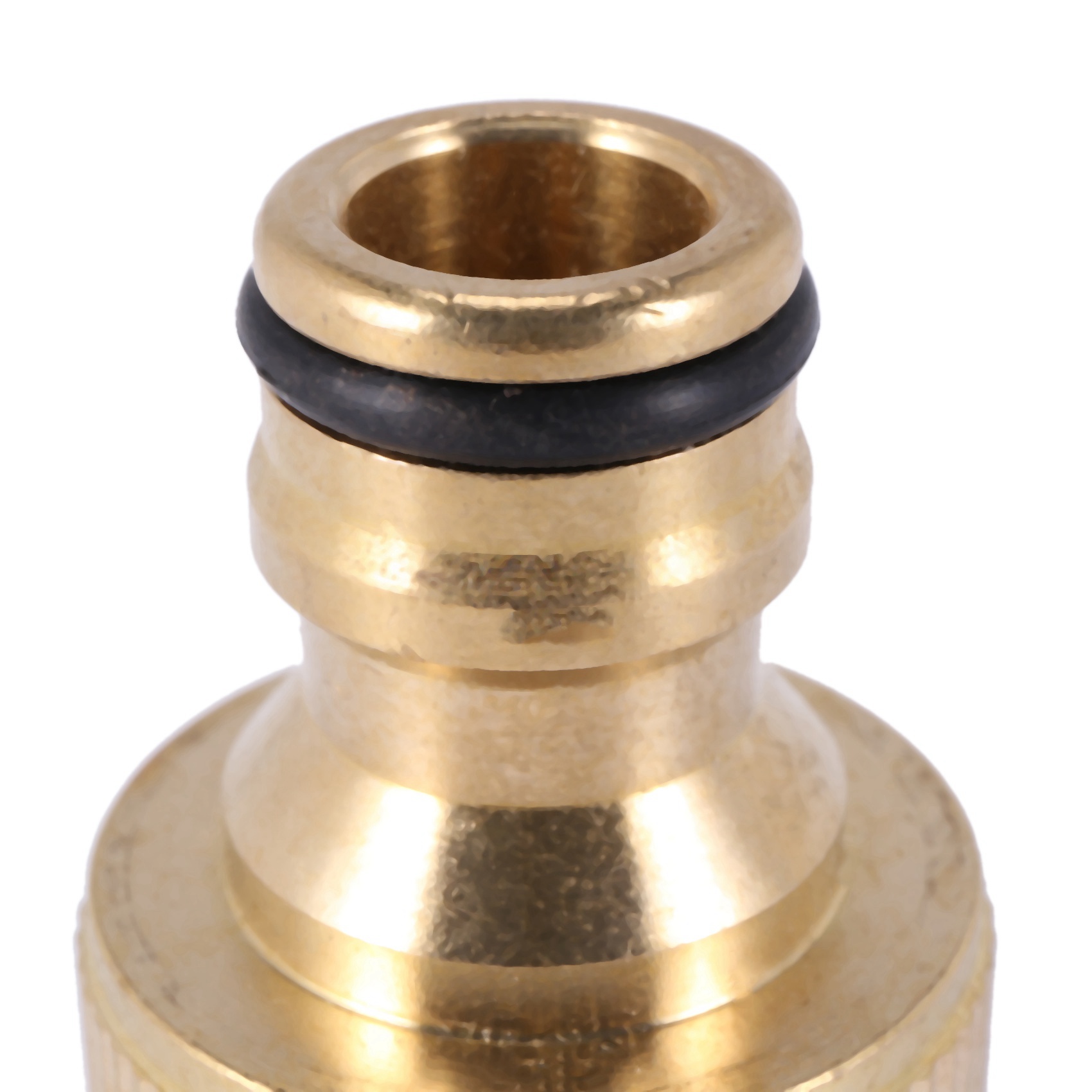 JOUYI 4 Pack Brass Garden Hose/Hosepipe Tap Connector 1/2 Inch and 3/4 ...