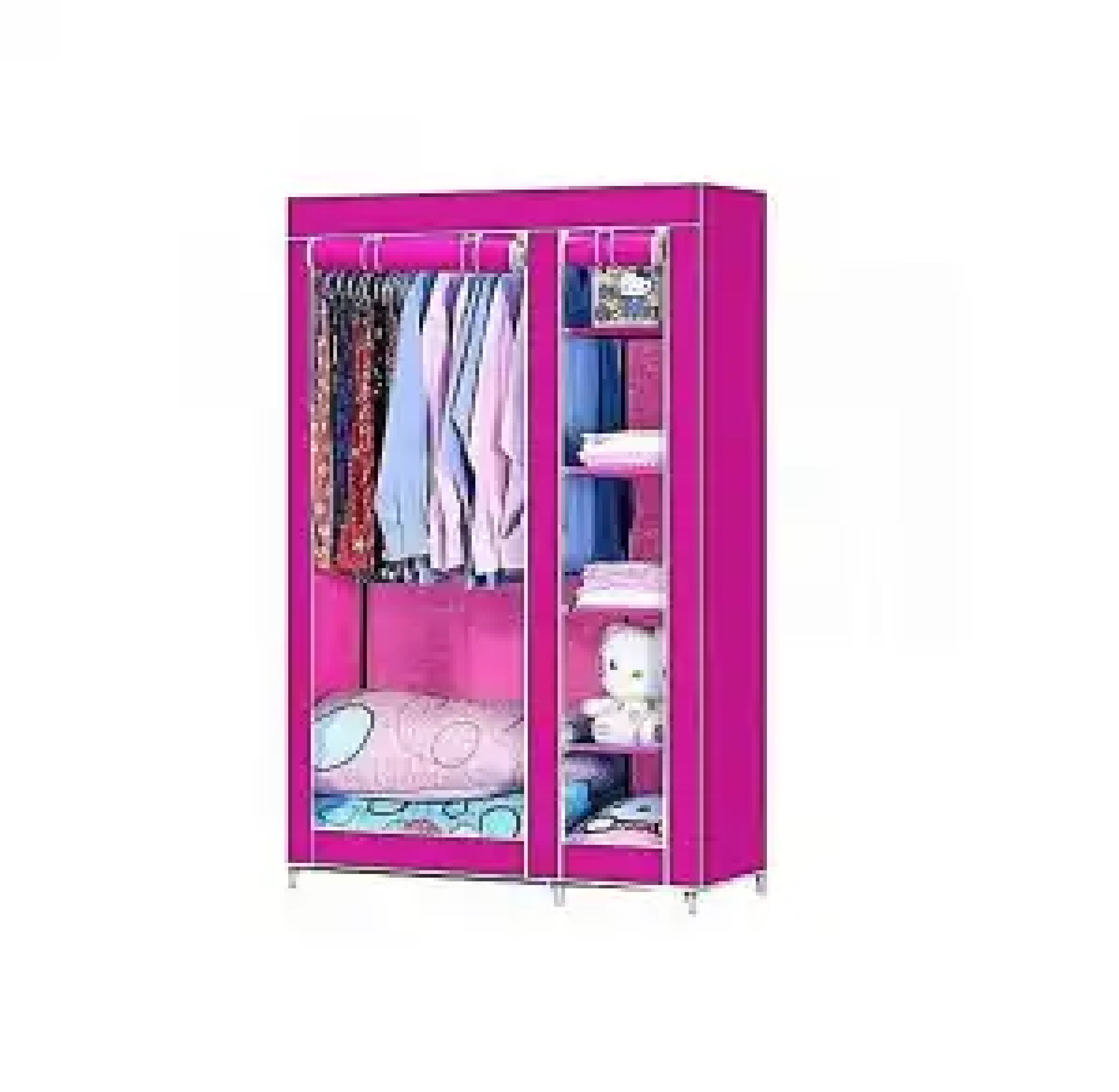 HCX Wardrobe Storage Organizer for Clothes - Multicolor R2F2 | Daraz.com.bd