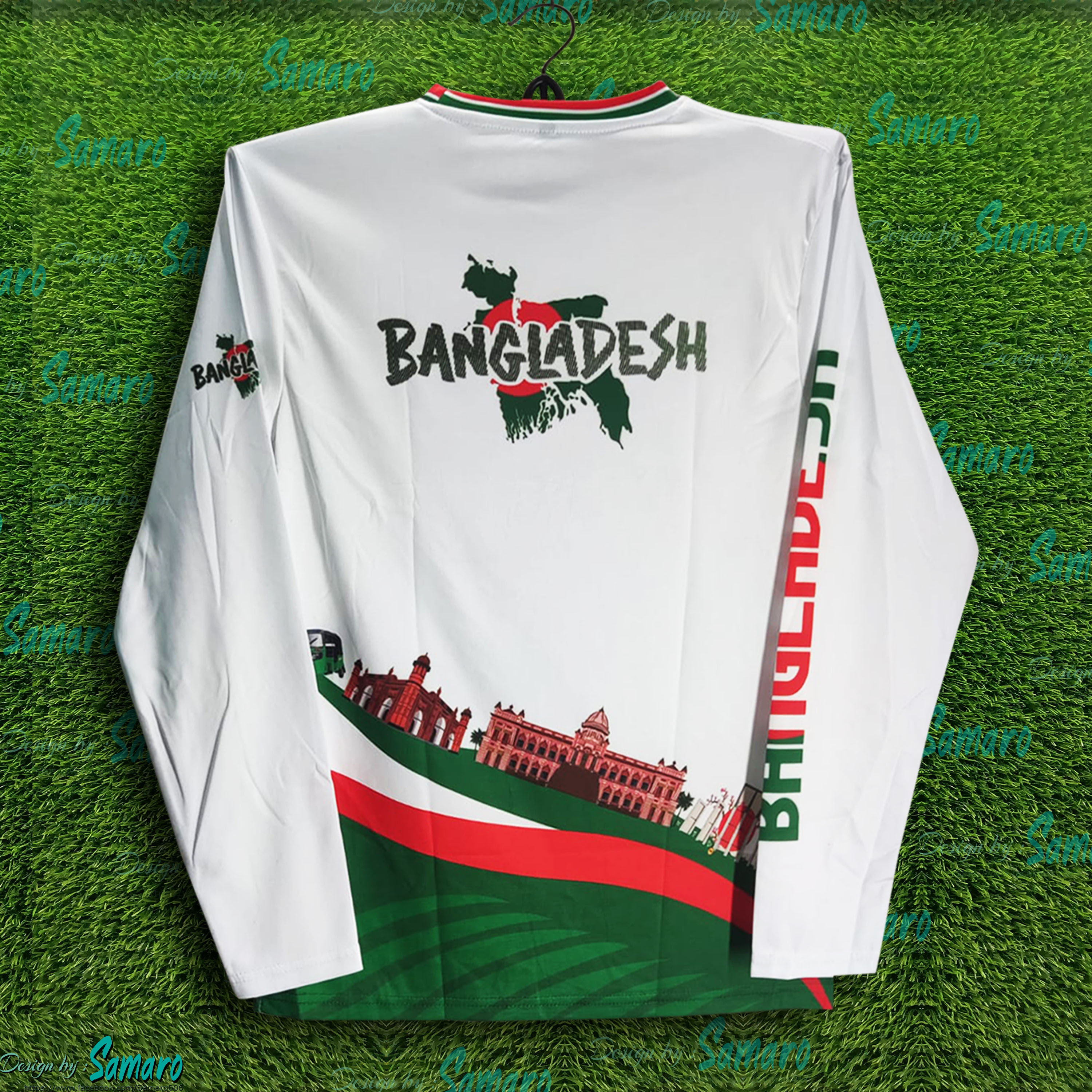 Cholo Bangladesh Tours Full sleeve Jersey For Man - Bangladesh T Shirt ...