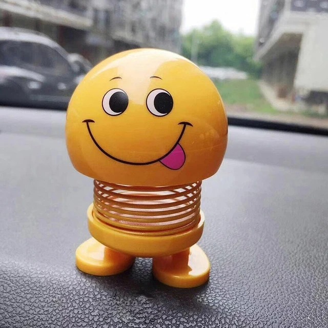 Emoji Smile Face Spring Shaking Head Bouncing Doll Toys- 1 Pcs | Daraz ...