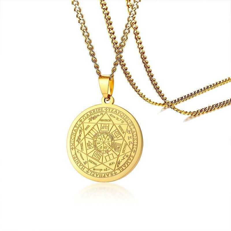 【DATA FROG Global MALL】7 Archangels Sigil Charm Men Archangels Sigil ...