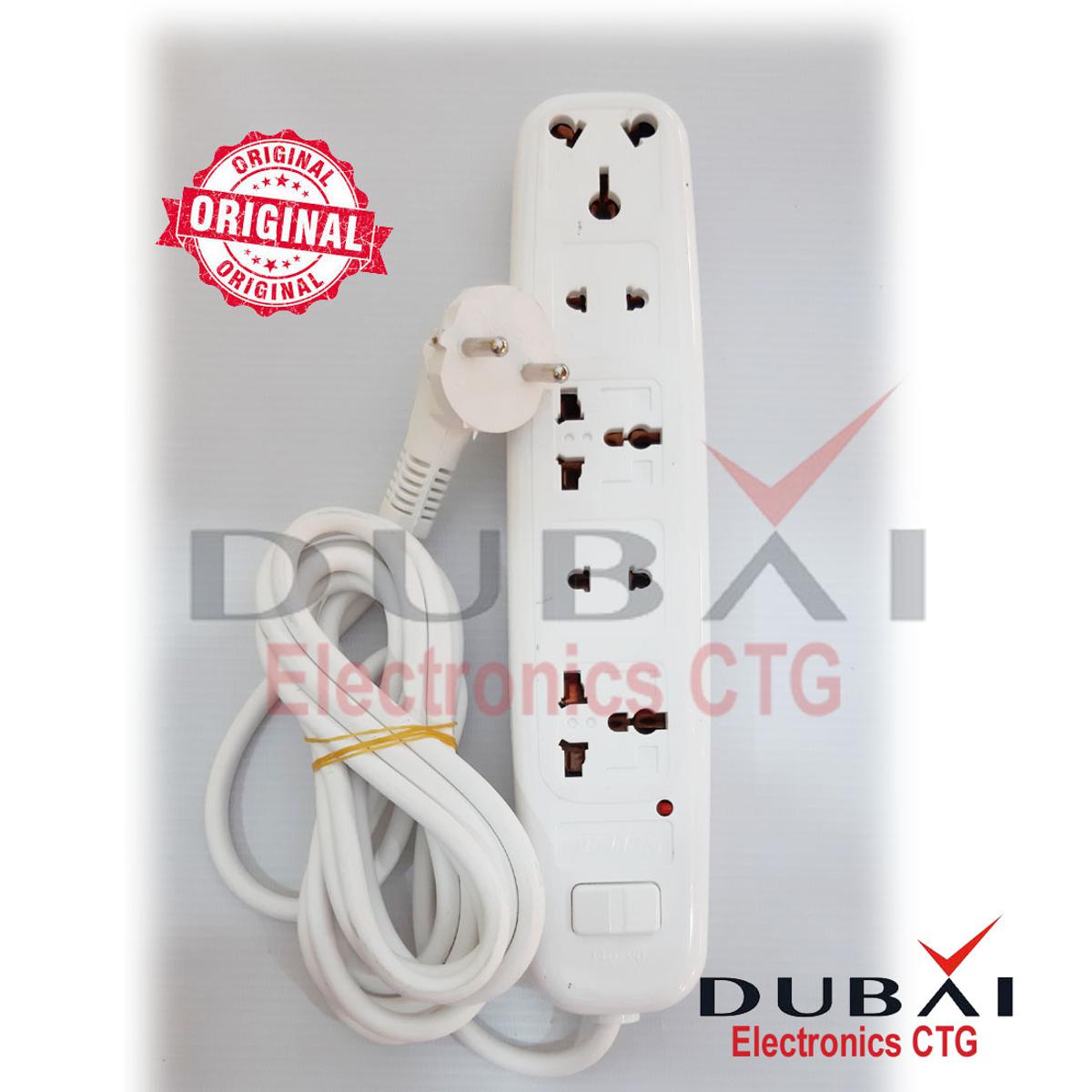 Click (RFL) Safe Multi Plug 2 PIN Multiplaug Socket 5 Port 9 Ft 2 Pin ...