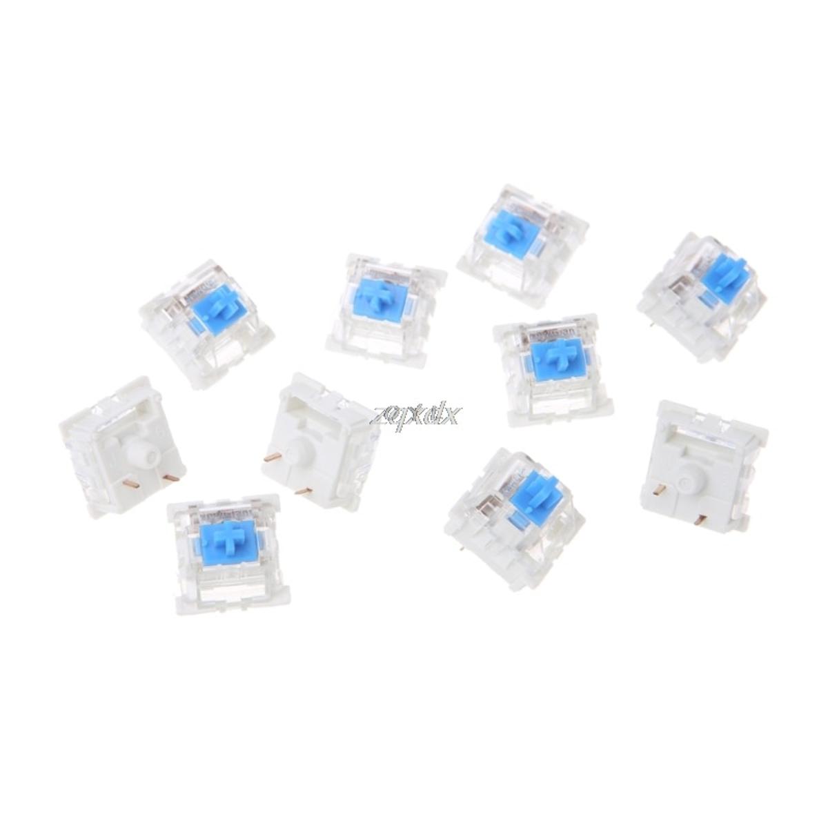 10Pcs 3 Pin Mechanical Keyboard Switch Blue For Cherry MX Keyboard ...