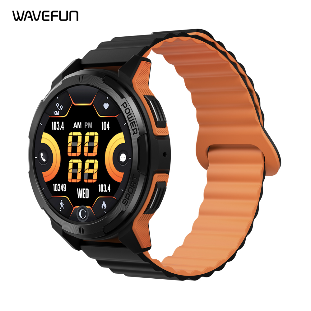 Wavefun Wave 70 Rugged Smartwatch AMOLED Smart Watch 1.43'' 466*466 ...