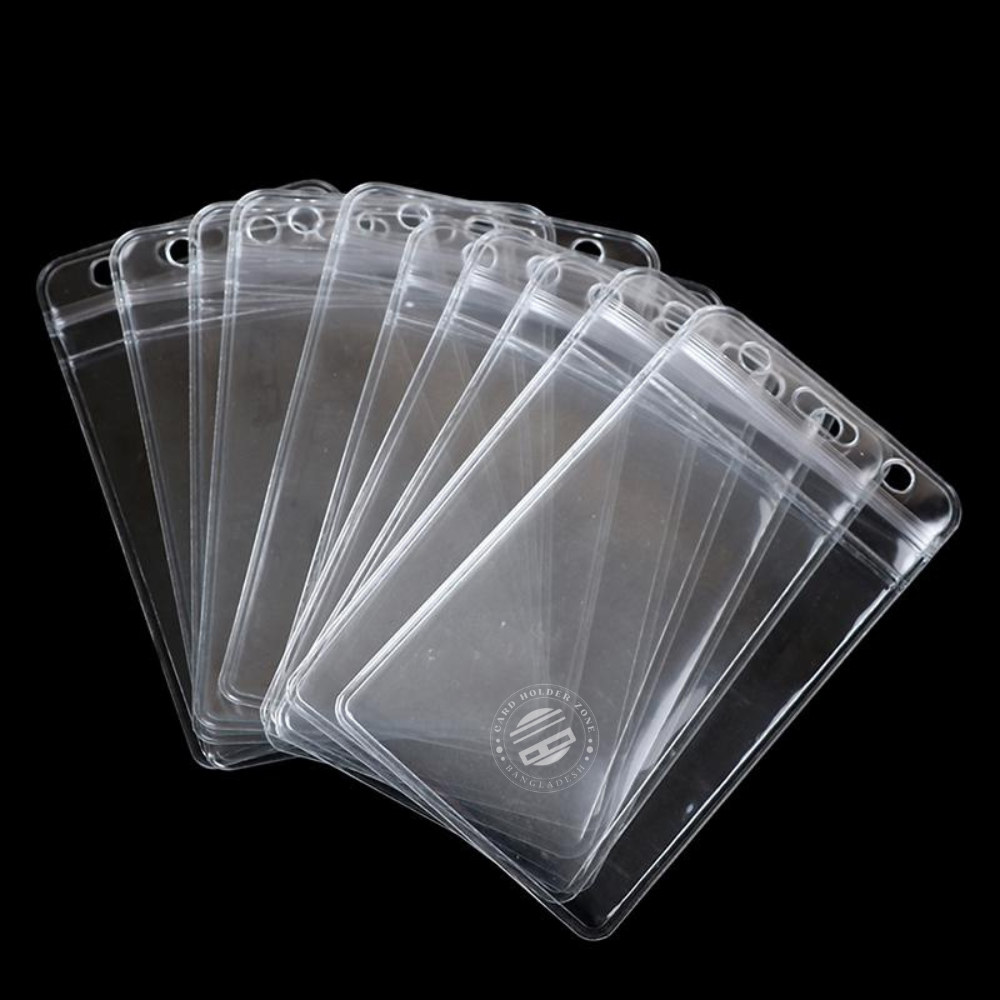 Vertical Transparent ID Card Badge Holder | Daraz.com.bd