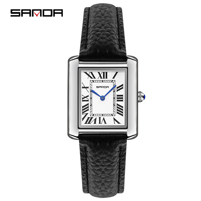 Sanda SANDA Roman Scale Couple Quartz Watch Belt Fashionable and Trendy ...