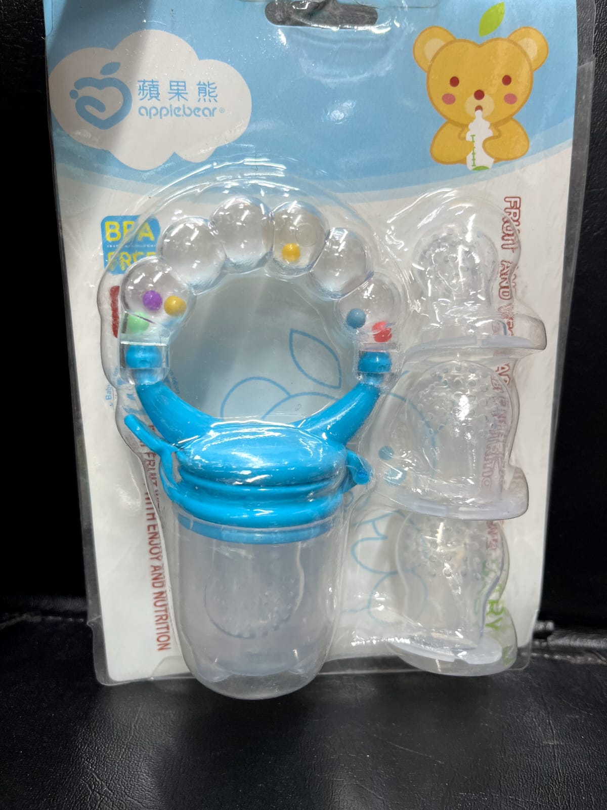 Baby Fruit Chusni with 3 Silicone Nipple CN -1pcs