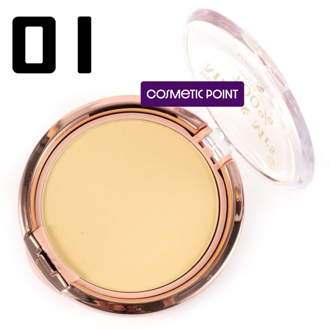 NEW Miss & Mrs Waterproof & matte Compact Powder Shade- 01(NATURAL ...