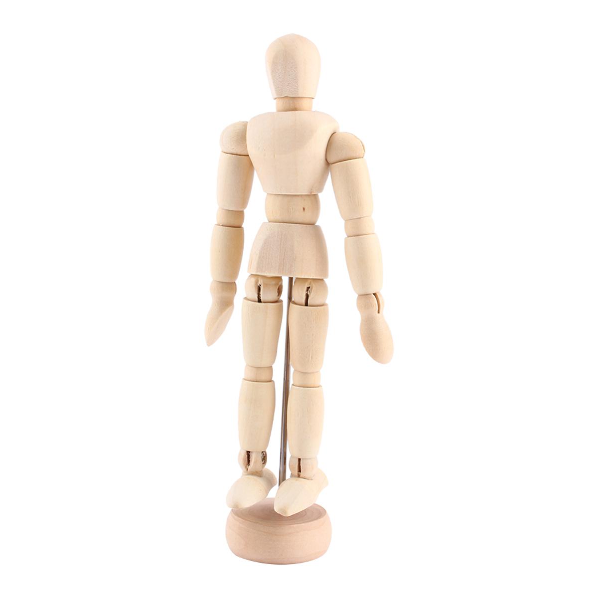 1 Pc 5.5/8/12 Inch Sketch Wooden Man Model Artist Movable Limbs Doll ...