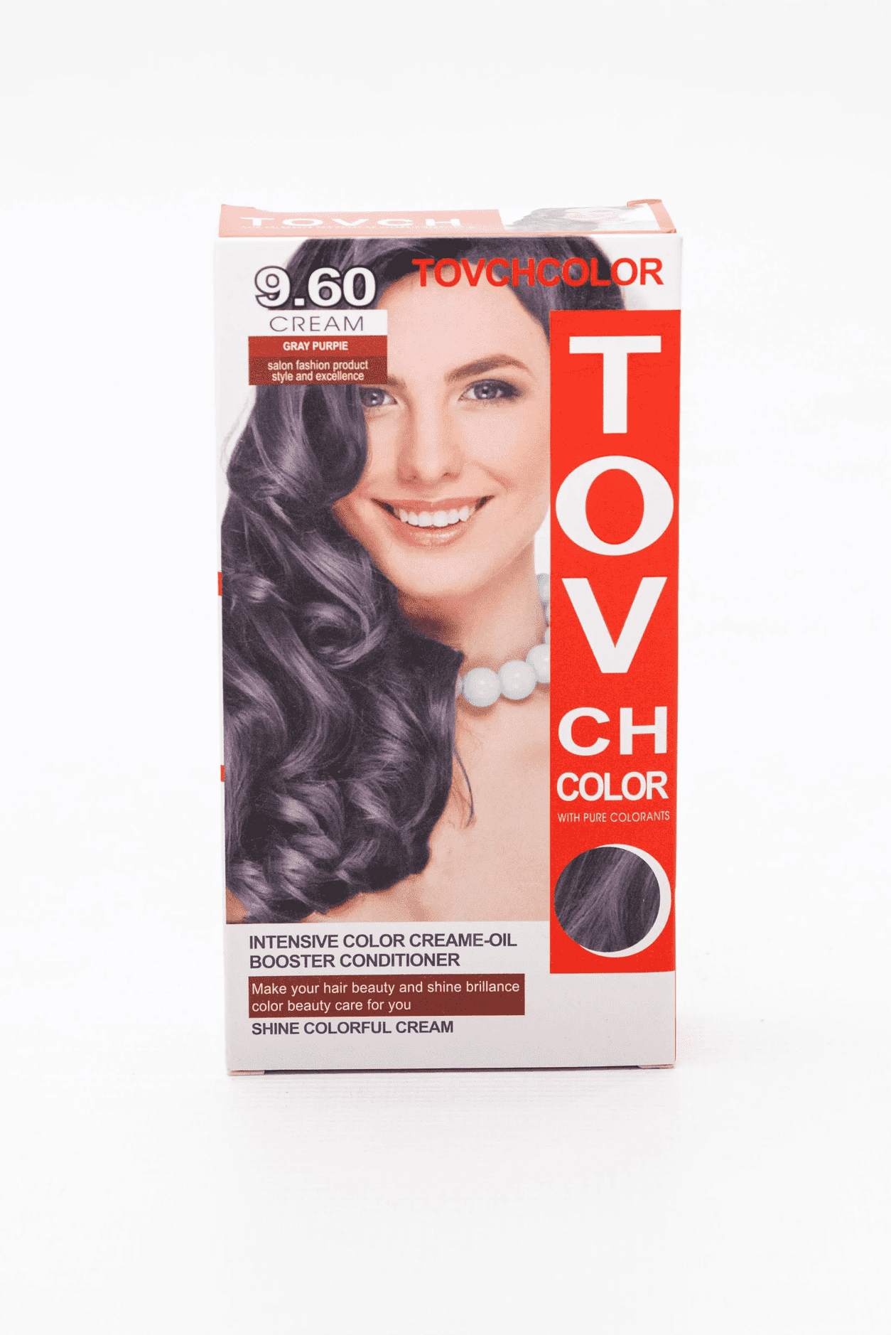 Tov Ch Hair Color Cream gray purple 9.60 -30x2 ml | Daraz.com.bd