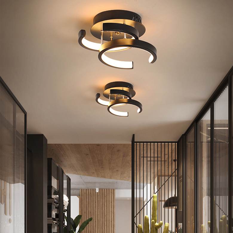 OIMG Modern Led Acrylic Ceiling Light Dimmable Indoor Light Flush Mount ...