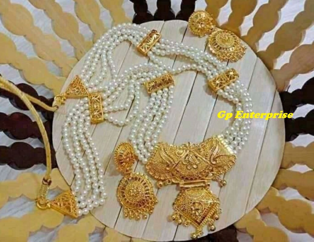 Unique Design Puti Mala Necklace Set For Girls & Women - Necklace For Girls