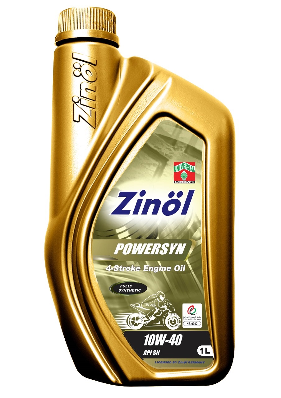 Zinol Power Plus 10W40 Fully Synthetic 1L for Motorbike Made in U.A.E ...