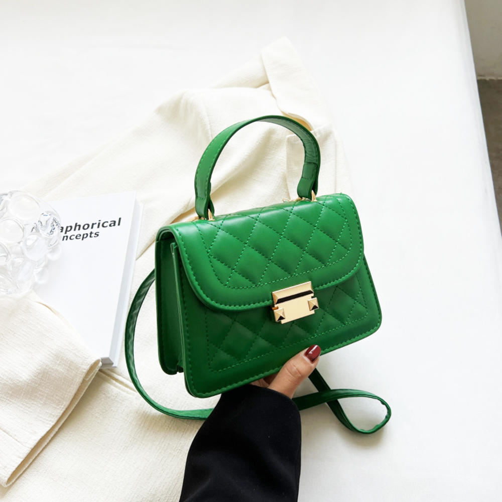 Commuter Bag Adjustable Shoulder Strap Bag Hardware Hook Bag Rhomboid ...